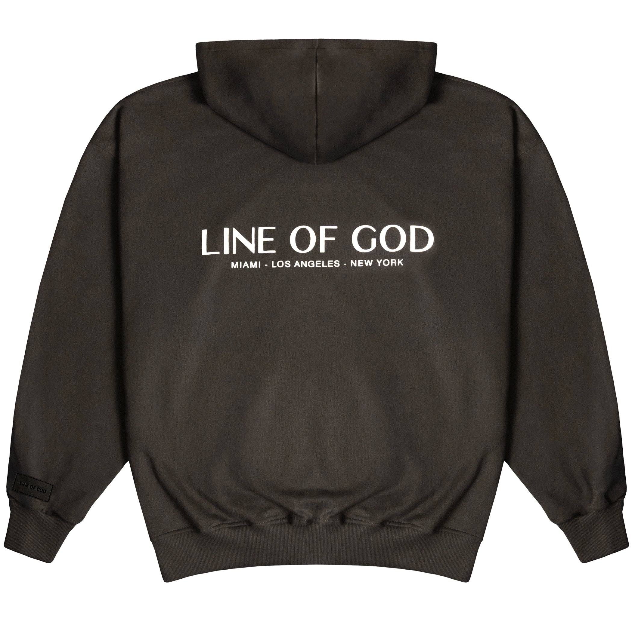 LINE OF GOD MEN HOODIES